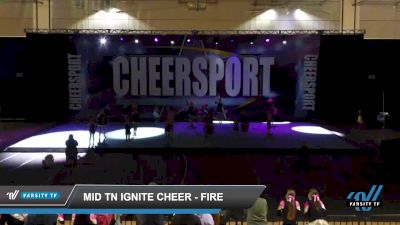 Mid TN Ignite Cheer - Fire [2022 L1 Traditional Rec - 12Y (NON) Day 1] 2022 CHEERSPORT ...