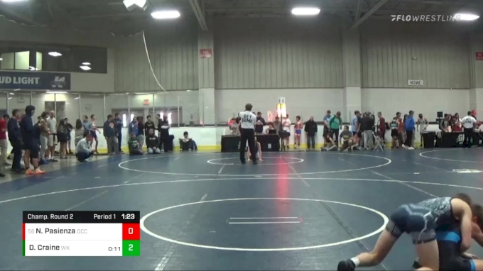 112 lbs Champ. Round 2 - Nico Pasienza, Detroit Catholic Central vs ...