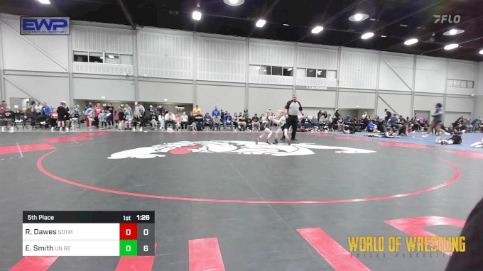 50 lbs 5th Place - Raylee Dawes, Sisters On The Mat Purple vs Emalyn ...