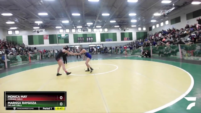 Girls 117 lbs Cons. Semi - Monica May, Corning Girls vs Marissa Raygoza ...