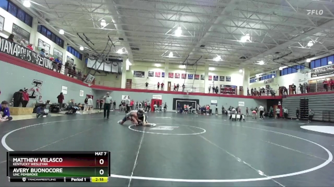 141 lbs Cons. Round 5 - Matthew Velasco, Kentucky Wesleyan vs Avery ...