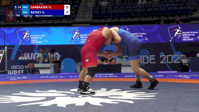 92 kg 1/8 Final - Gankhuyag Ganbaatar, Mongolia vs Ahmed Sultanovich ...