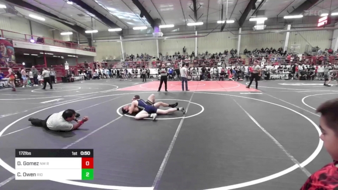 172 lbs Semifinal - Damion Gomez, NM Royalty vs Creed Owen, Rio Rancho