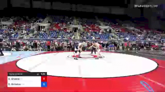 120 lbs Consi Of 64 #1 - Daylen Greene, Missouri vs Deegan Birkaker ...