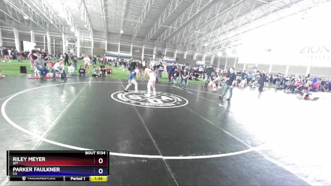 94-100 lbs 3rd Place Match - Riley Meyer, WY vs Parker Faulkner, CA