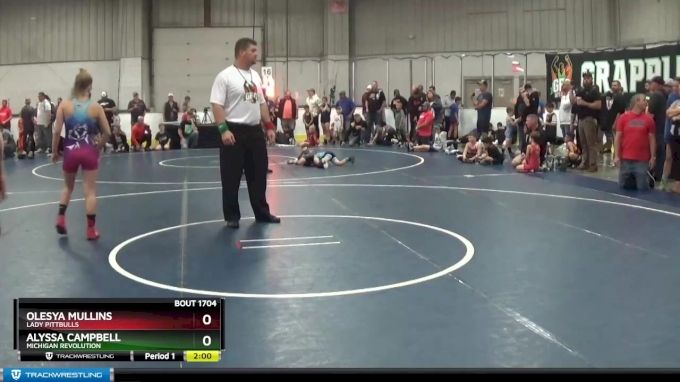 110 lbs Round 2 - Alyssa Campbell, Michigan Revolution vs Olesya ...