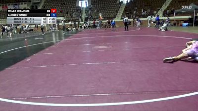 110 lbs Cons. Semi - Haley Williams, University Of Rio Grande vs Audrey ...