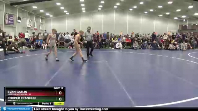 110 lbs Round 5 (6 Team) - Evan Gatlin, Missouri Avengers vs Cooper ...