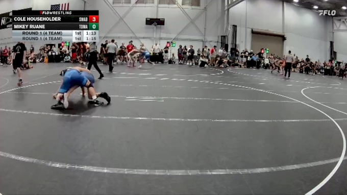 144 lbs Round 1 (4 Team) - Cole Householder, Savage WA Black vs Mikey ...