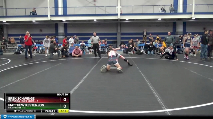 88 lbs Round 5 (8 Team) - Erek Schwinge, Centurion Joker Squad vs ...