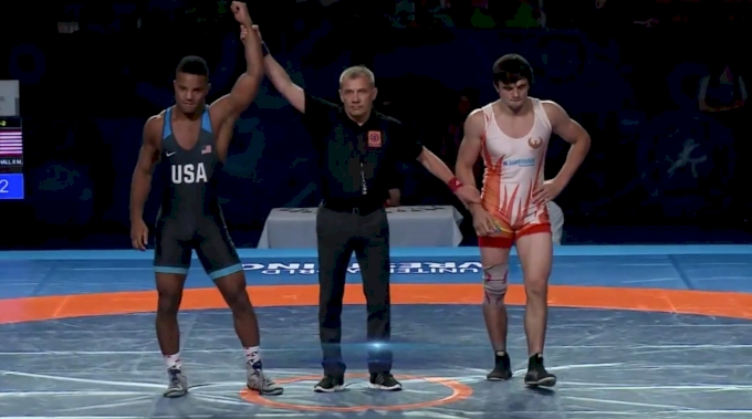 Wrestling World Reacts To Mark Hall's 2nd World Title Win - FloWrestling