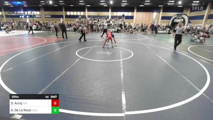 82 lbs 3rd Place - David Aung, Top Notch WC vs Alejandro De La Rosa ...