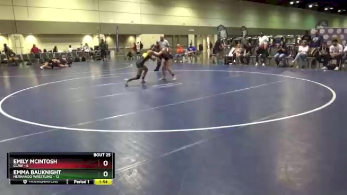115 lbs Round 7 (8 Team) - Emily Mcintosh, CLAW vs Emma Bauknight ...