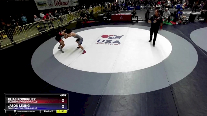 120 lbs Champ. Round 1 - Elias Rodriguez, Silverback Wrestling Club vs ...