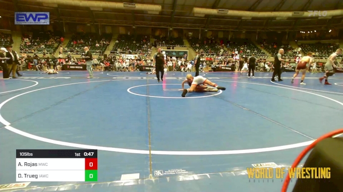 105 lbs Consi Of 4 - Adrian Rojas, Miami Wrestling Club vs Declan Trueg ...