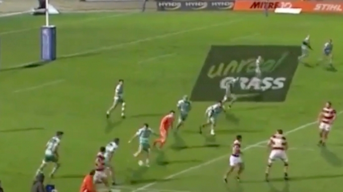 The Greatest 22 Meter Drop-out Ever? - FloRugby