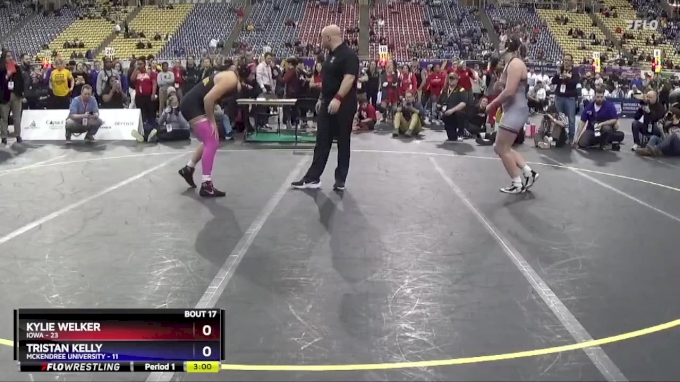 180 lbs Semis & 3rd Wb (16 Team) - Kylie Welker, Iowa vs Tristan Kelly ...
