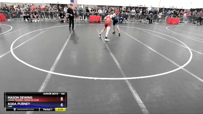 126 lbs Semifinal - Blake Endres, RT Elite vs Liam Neitzel, Hudson ...