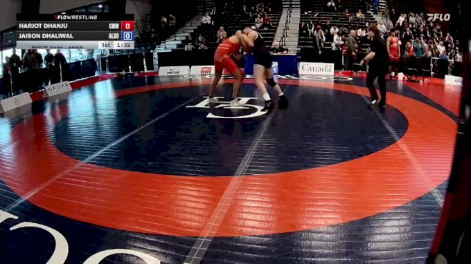 92kg Cons. Semi - Harjot Dhanju, Canadian Mal Wrestling vs Jaison ...