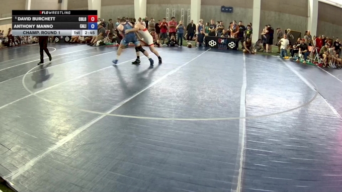157 lbs Champ. Round 1 - David Burchett, Colorado vs Anthony Manno ...