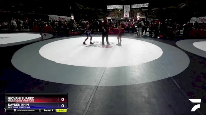 87 lbs 1st Place Match - Giovani Suarez, Rough House Wrestling vs ...