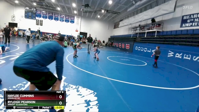 90 lbs Round 1 - Ryleigh Pearson, Wright Gladiators vs Haylee Cummins ...