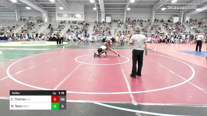 152 lbs Rr Rnd 1 - Carson Thomas, Olympia vs Mason Reid, Beach Boyz ...