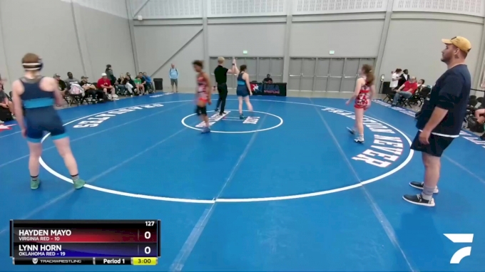 127 lbs Placement Matches (16 Team) - Hayden Mayo, Virginia Red vs Lynn ...