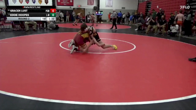 138 lbs Round 2 - Eddie Hoopes, Louisa-Muscatine vs Gracen Lust, PCM ...