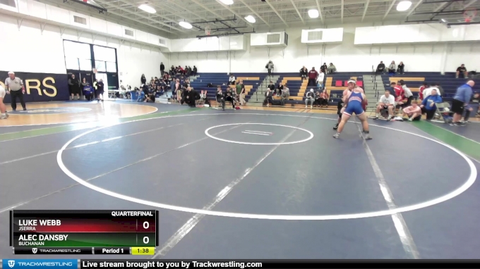 285 lbs Quarterfinal - Luke Webb, Jserra vs Alec Dansby, Buchanan