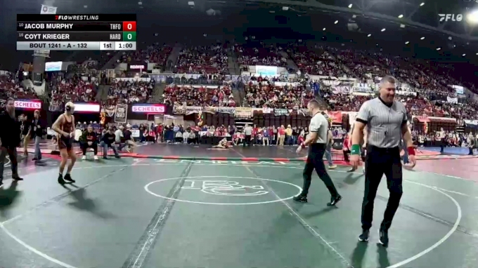 A - 132 lbs Cons. Round 2 - Jacob Murphy, Three Forks/Ennis vs Coyt ...