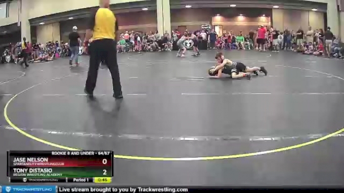 64/67 Round 2 - Tony Distasio, Region Wrestling Academy vs Jase Nelson ...