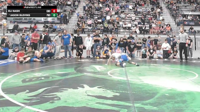 88 lbs Champ. Rd Of 16 - Jason Blevins, Punisher Wrestling Company vs ...