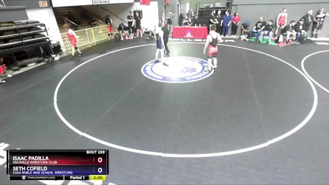 165 lbs Champ. Round 2 - Isaac Padilla, Vacaville Wrestling Club vs ...