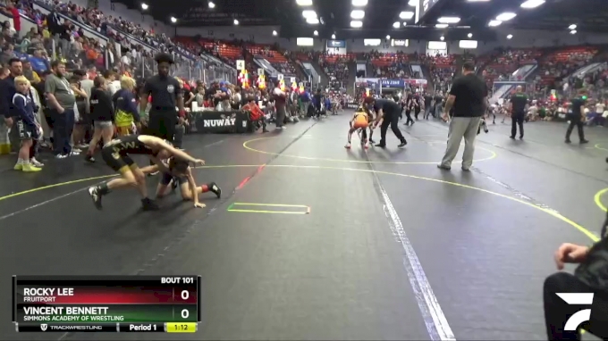63 lbs Semifinal - Rocky Lee, Fruitport vs Vincent Bennett, Simmons ...