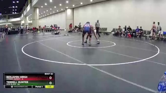 195 lbs Round 7 (10 Team) - Terrell Hunter, MXW Black vs Benjamin Hirsh ...