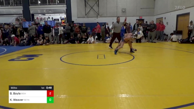 90 lbs Consy 1 - Benjamin Boyle, Bishop Watterson vs Kellen Weaver ...