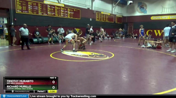 133 lbs Semifinal - Richard Murillo, Canyon Springs High School vs ...