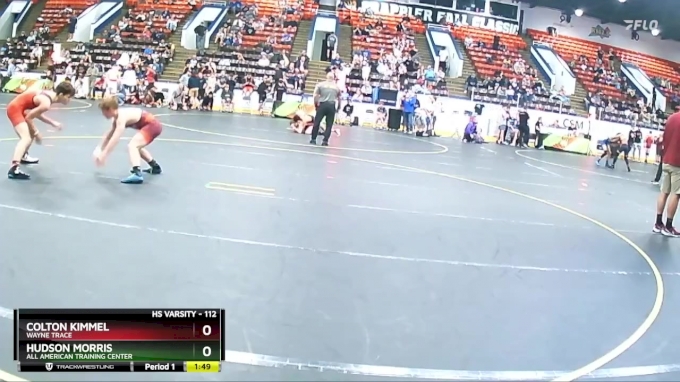 112 lbs Champ. Round 1 - Hudson Morris, All American Training Center vs ...