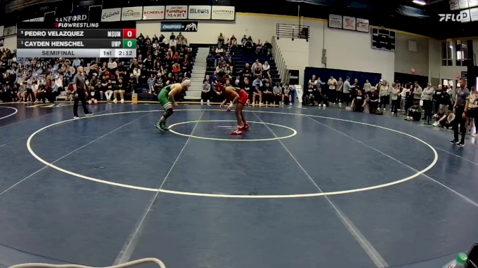 141 lbs Semifinal - Cayden Henschel, Wisconsin-Parkside vs Pedro ...