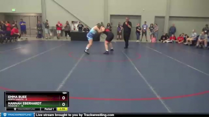 164 lbs Quarterfinals (8 Team) - Emma Buee, North Dakota vs Hannah ...