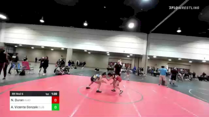 109 lbs Rr Rnd 5 - Natalie Duran, Gladiator WC vs Angelica Vicente ...