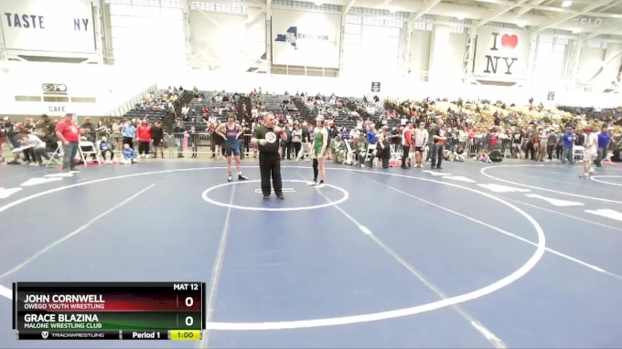 131 lbs Cons. Round 2 - John Cornwell, Owego Youth Wrestling vs Grace ...