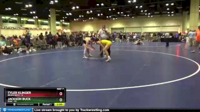 170 lbs Round 5 (8 Team) - Jackson Buck, RAW vs Tyler Klinger, Beach Boyz