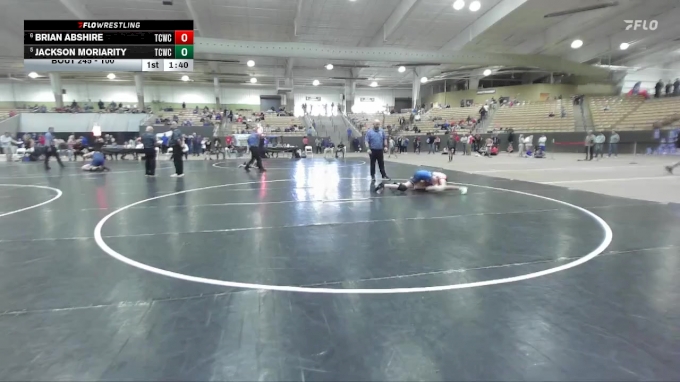 100 lbs Cons. Round 2 - Brian Abshire, TN Wrestling Academy vs Jackson ...