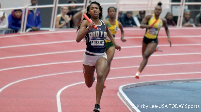 Invitational Girls' 4x200m Relay, Heat 4 - Bullis National Record!