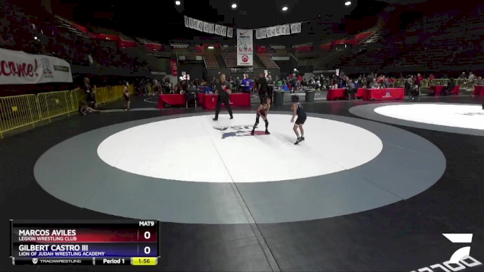 49 lbs Champ. Round 2 - Marcos Aviles, Legion Wrestling Club vs Gilbert ...
