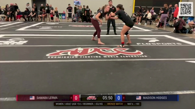 Samara Lerma vs Madison Hodges 2023 ADCC Austin Open