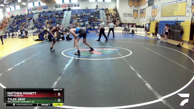 138 Blue Quarterfinal - Tyler Gray, Wellington Community Hs vs Matthew ...