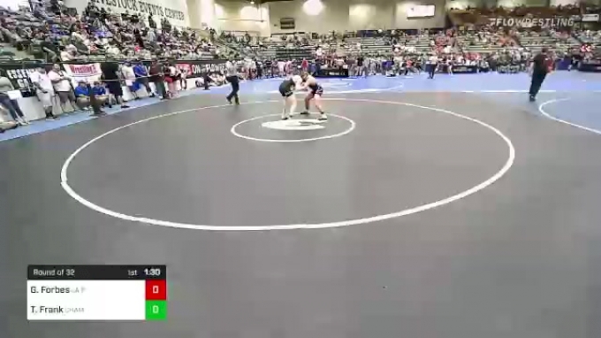 160 lbs Round Of 32 - Garrett Forbes, La Pine Hawks vs Trevor Frank ...